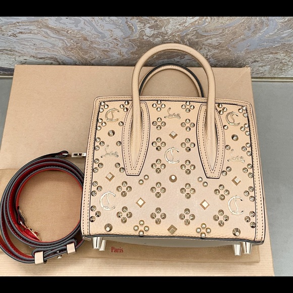 Christian Louboutin | Bags | Christian Louboutin S Mini Shimmer Studded ...